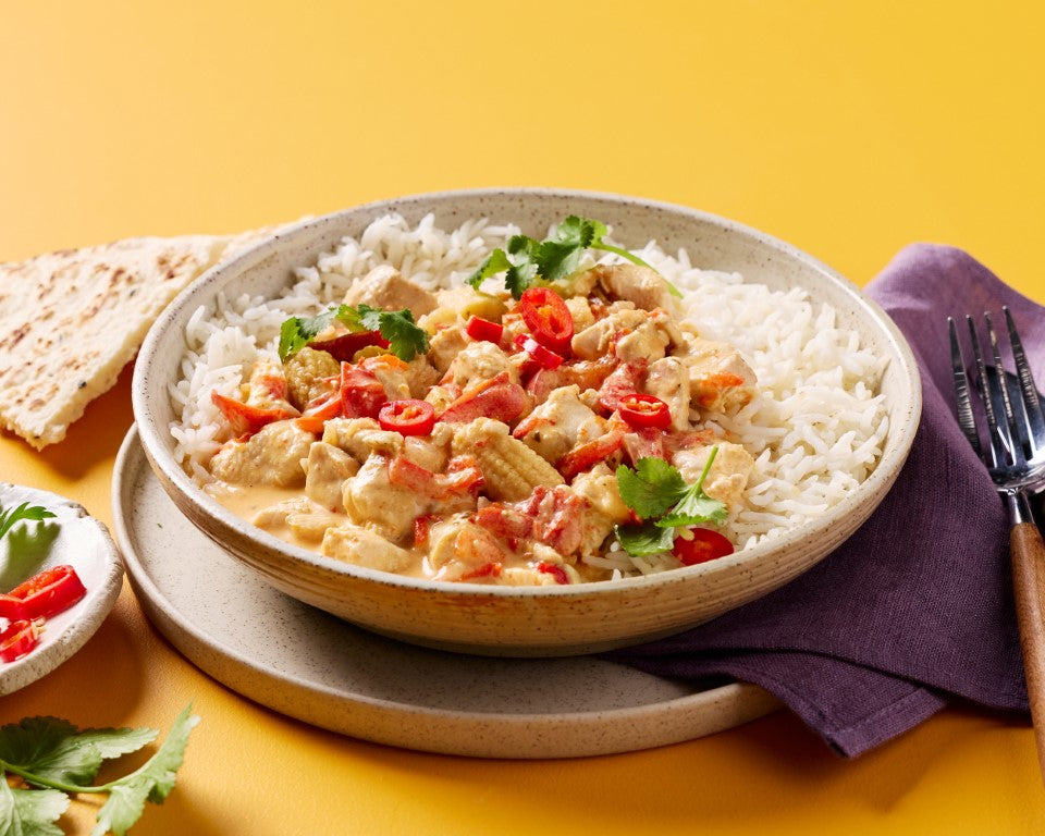 Penang Chicken Curry with Basmati Rice – Dineamic